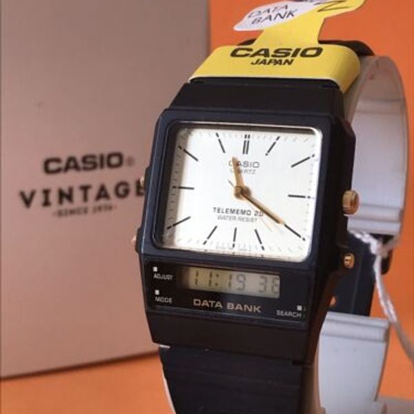 N.O.S Casio AB-20 DATABANK ANADIGI Mod: 344 1986 Vintage 80â s Rare ...