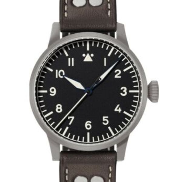 Laco 861748 Pilot Watch Original Munster 42mm Automatic Black Face Men ...