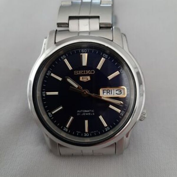 Seiko 5 Men's Automatic Watch 7s26-03s0 Stainless Steel | WatchCharts ...