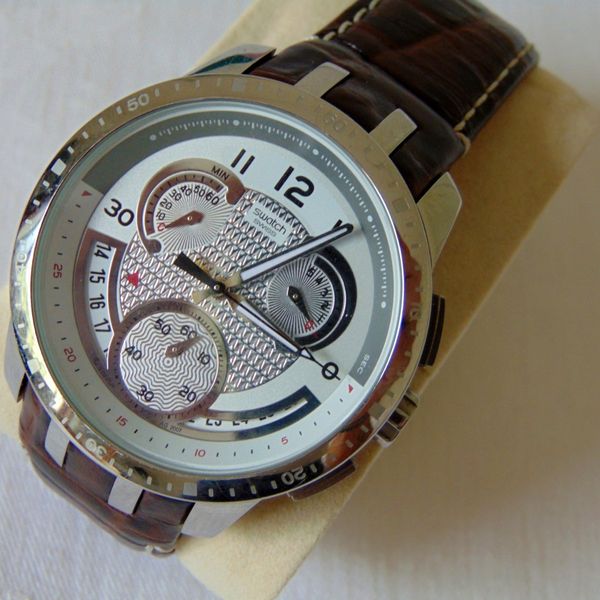 Swatch Irony Chrono Retrograde YRS403 COLD HOUR | WatchCharts Marketplace