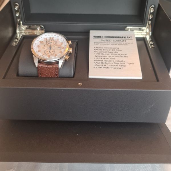 CITIZEN WORLD TIME CHRONOGRAPH LIMITED EDITION ATOMIC TIMEKEEPING ...