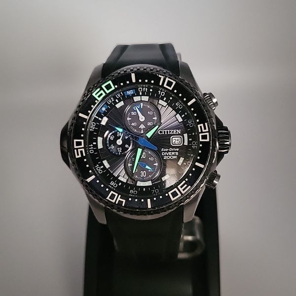 Citizen Promaster, Eco-Drive, B741-S066450 Men's Wristwatch, Black ...