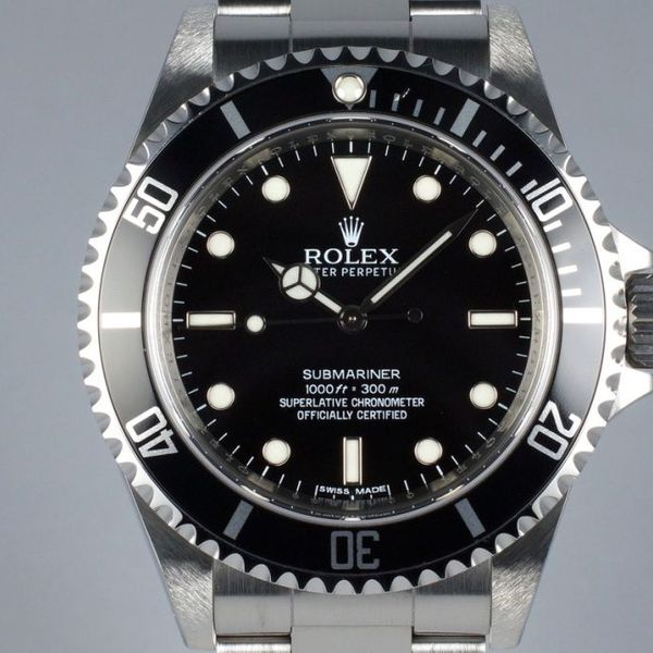 FS: 2011 Rolex Submariner Ref: 14060M 4 Line Dial with Box and Papers ...
