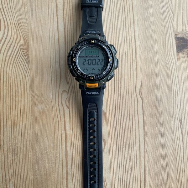 Vintage Casio Pro Trek PRG-40 2271. Battery Operated Mens Wrist Watch ...