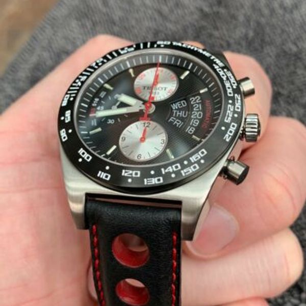 Tissot PRS516 Automatic Chronograph Watch. Valjoux 7750 T021414A | WatchCharts