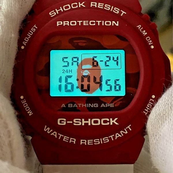 BAPE Ã G-SHOCK A BATHING APE X G-SHOCK DW-5750 casio limited New ...