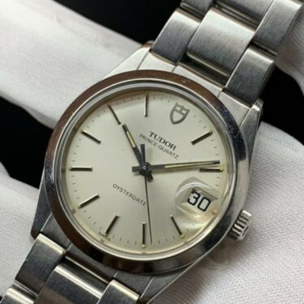 34mm Tudor 91500 Prince Quartz Oyster Date Everything Authentic Working ...