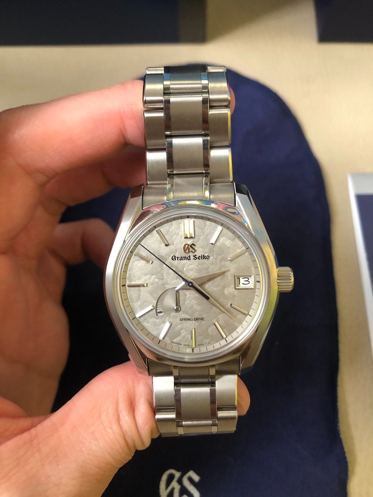 [WTS] Grand Seiko SBGA415 Winter Full Kit | WatchCharts