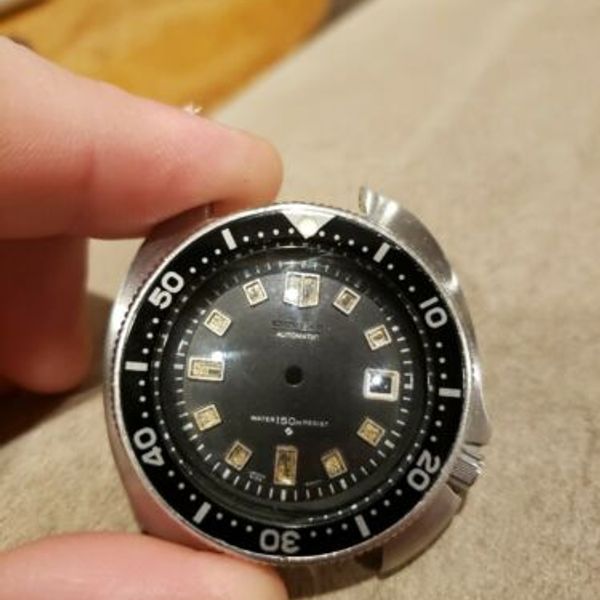 VINTAGE SEIKO 6105-8119 CAPTAIN WILLARD PARTS AS IS SOLD AS IS CASE AND ...