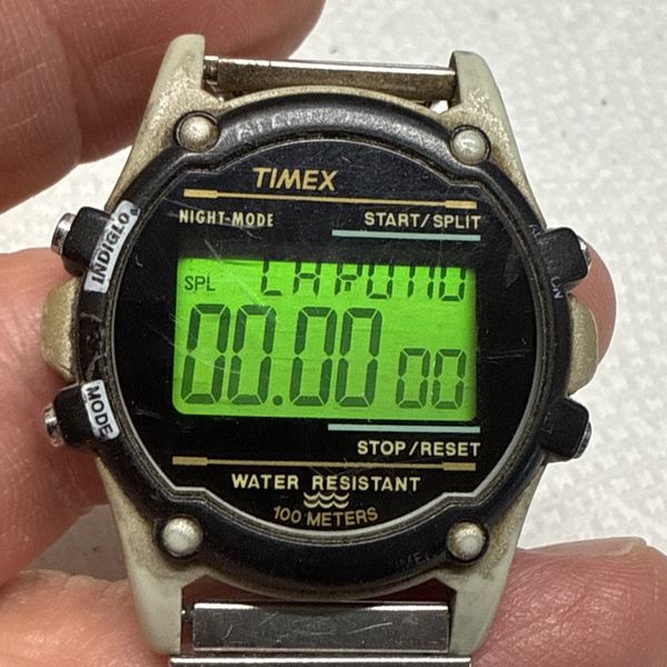 Vintage Timex Atlantis 100 Digital Watch Mens | WatchCharts Marketplace