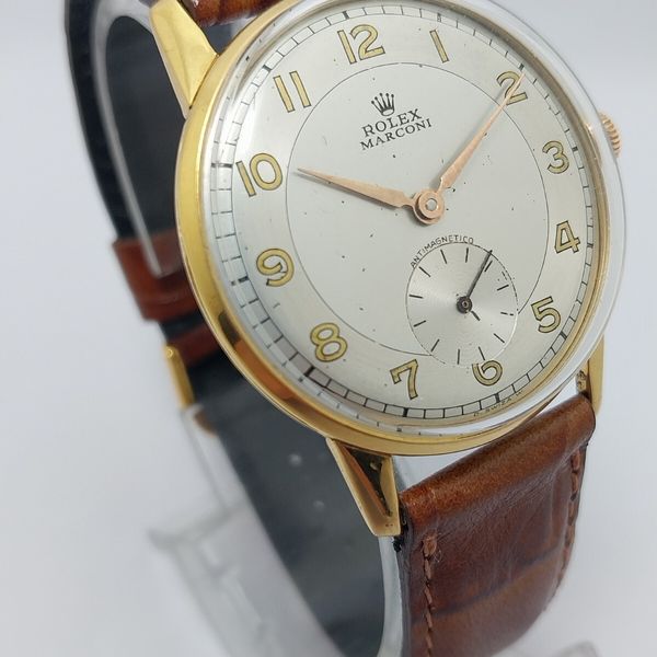 Vintage Rolex Marconi Beuatiful Big Size | WatchCharts Marketplace