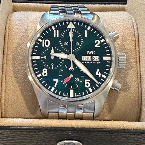 IWC Green Pilot IW388104 | WatchCharts Marketplace