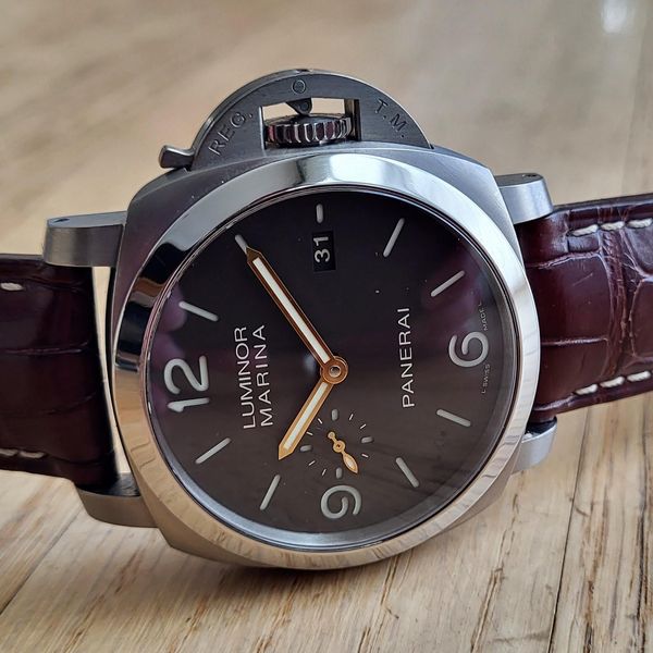 [WTS] Panerai 351 tobacco sandwich dial 1950s case with multiple OEM ...
