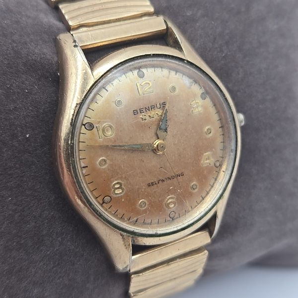 Vintage Benrus 3 Star Self-Winding Automatic Mens Wristwatch ...
