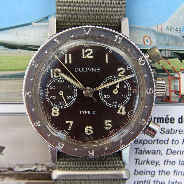 FSOT: Vintage Dodane Type 21 Military Flyback Chronograph | WatchCharts ...