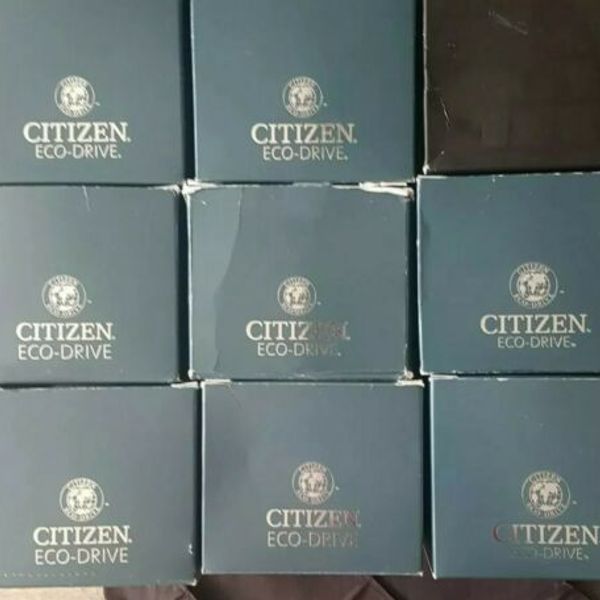 Lot VGC Citizen eco Drive Watch Box,inner-outer with paperwork,price ...