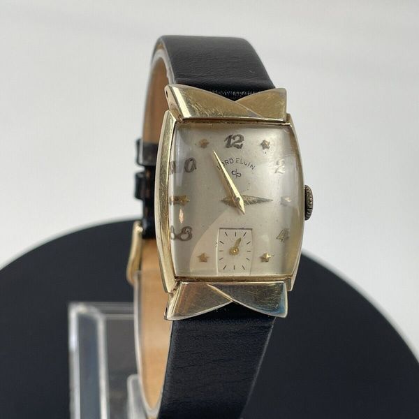 1953 LORD ELGIN USA Ascot Model 4626 Gents Dress Watch 21 Jewels 670 ...