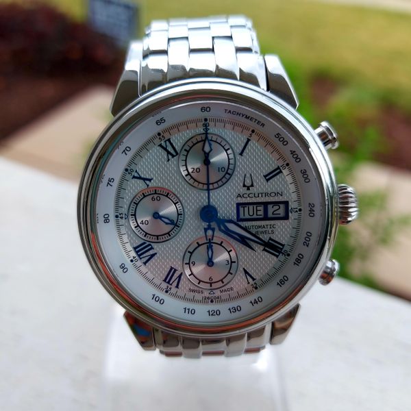 Accutron Bulova - Gemini Automatic Chronograph - ETA VAljoux 7750 ...