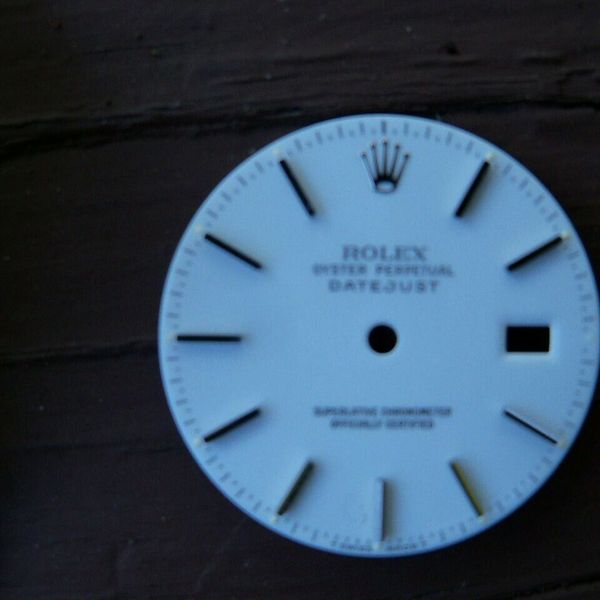 Rolex DateJust White Face Used | WatchCharts Marketplace