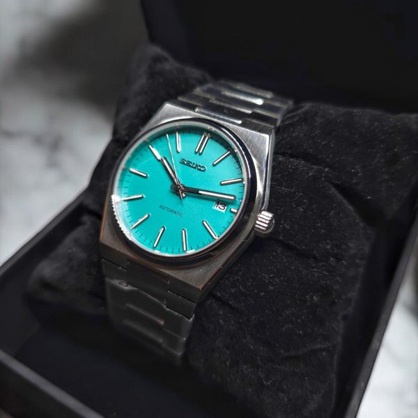 Seiko PRX Mod Tiffany Blue (NH35A) | WatchCharts Marketplace