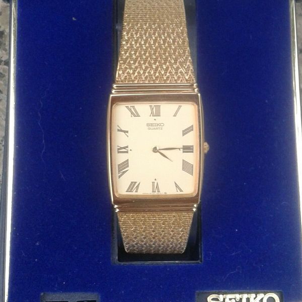 Brand New Vintage Watch Seiko Quartz Gold Plated Mesh Strap 5Y30-5190 RO + Box | WatchCharts ...