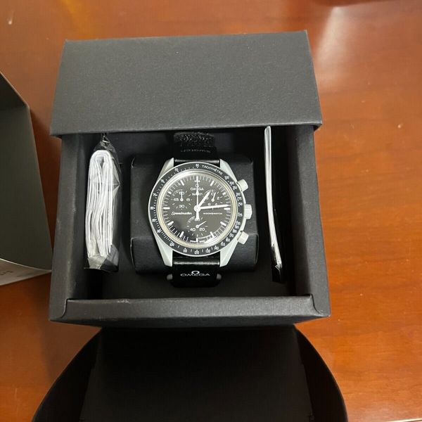 Omega Moonswatch Mens Watch With Box | WatchCharts Marketplace