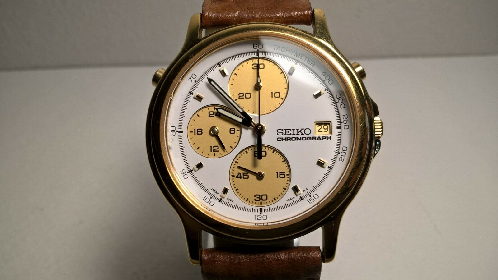 Early 90s Seiko SBBZ002 7T27-6A00 Quartz Chronograph (RAF Gen 2 Movement) | WatchCharts