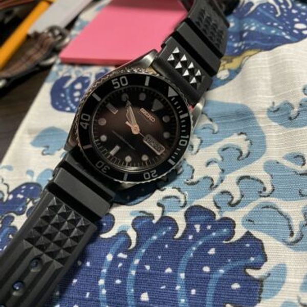 seiko skx023 38mm diver marine master strap | WatchCharts Marketplace