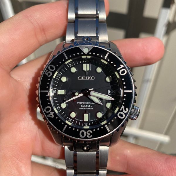 [WTS] Rare 2019 Seiko SBDB011 Spring Drive MM600 GMT | WatchCharts ...