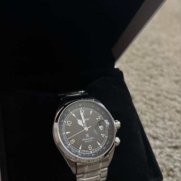 New Seiko Prospex Black Dial Stainless Steel Men's Watch SPB117 ...