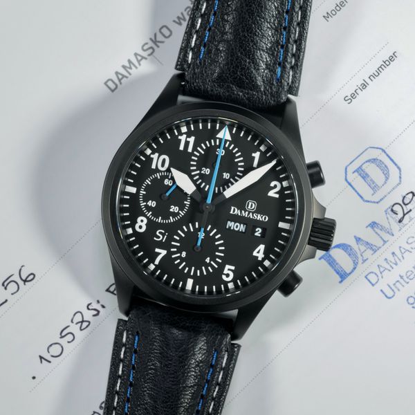 Pre-Owned Custom Damasko DC56 Si Black | WatchCharts Marketplace
