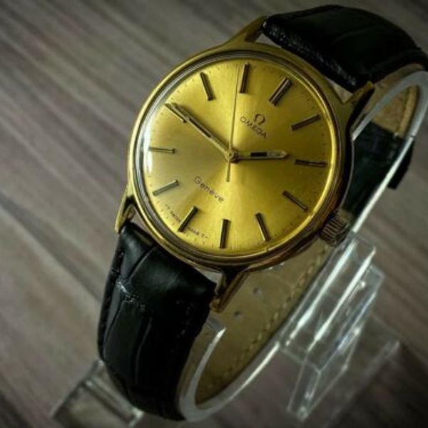 OMEGA Geneva 135.070 Non-Date Cal.601 Manual Vintage Watch 1969's ...