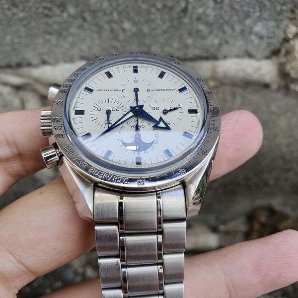[WTS] Omega Speedmaster Pro Moonphase Blue Steel 1866 | WatchCharts ...