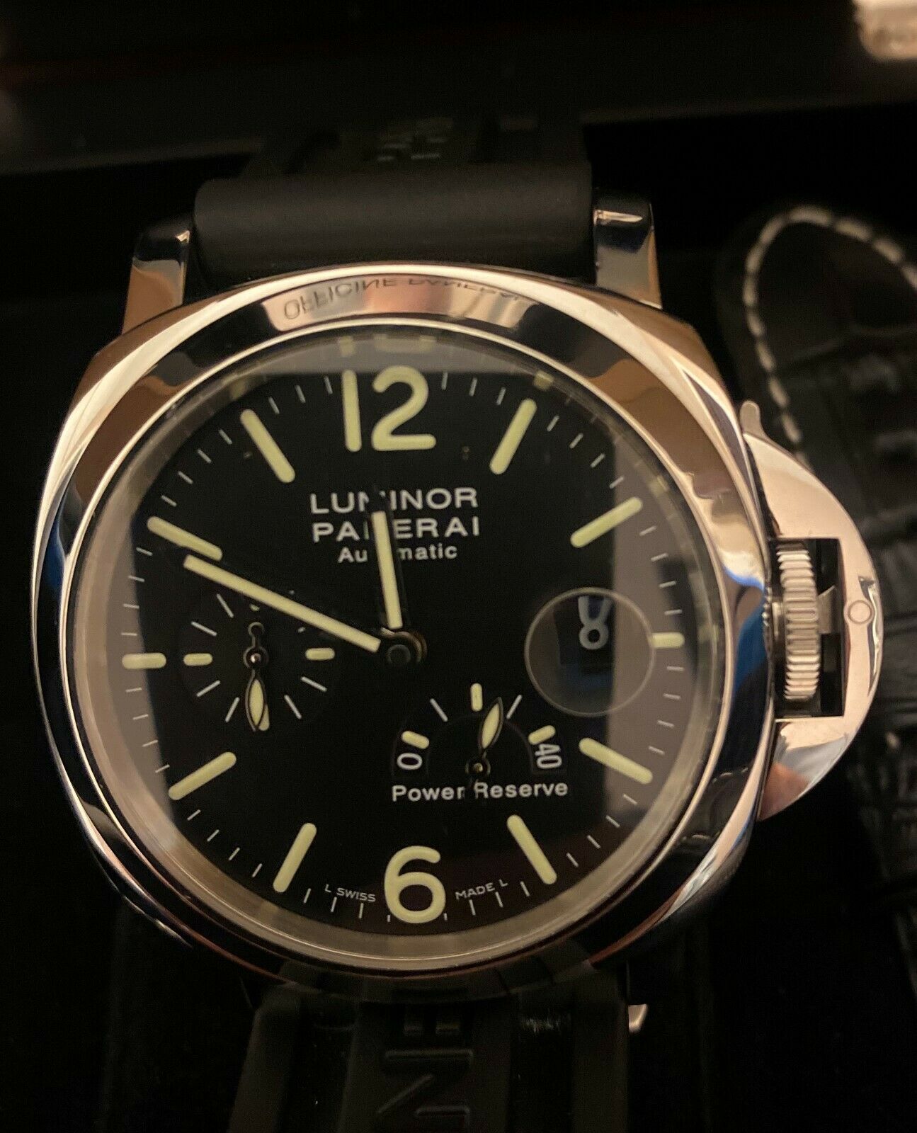 *Very Rare* Panerai PAM00090 PAM 90 Luminor Power Reserve 44mm Watch ...
