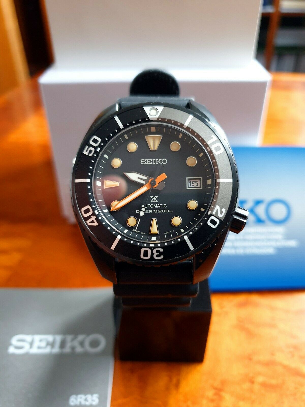 Armbanduhr Seiko Prospex SPB125(J1) "Black Sumo" | WatchCharts