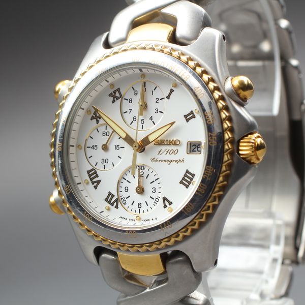 [Near MINT] Vintage Seiko1/100 Chronograph 7T52-7000 Qz Men's watch From JAPAN | WatchCharts ...
