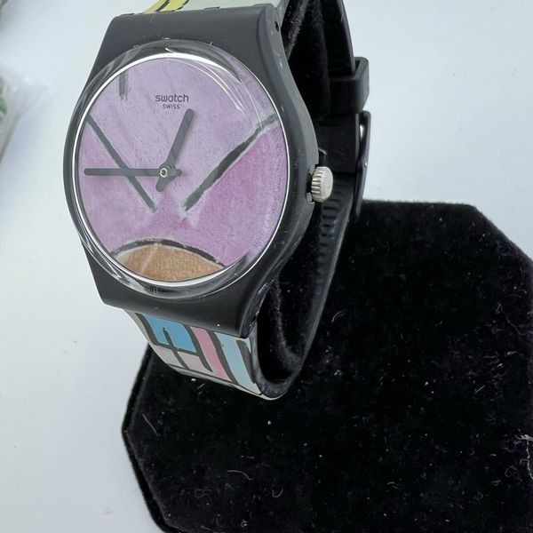 Swatch x Moma Mondrian Composition in Oval with Color Planes Ltd ED ...