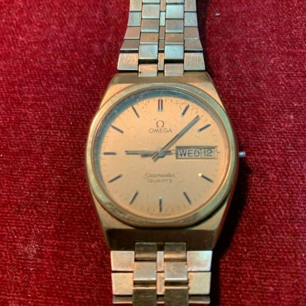 OMEGA SEAMASTER QUARTZ GENTS WRISTWATCH . 1425 CALIBRE MOVEMENT ...