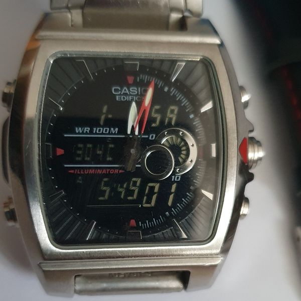 RARE Casio Edifice EFA-120L Mod. 4334 Backlight new batteries Two ...