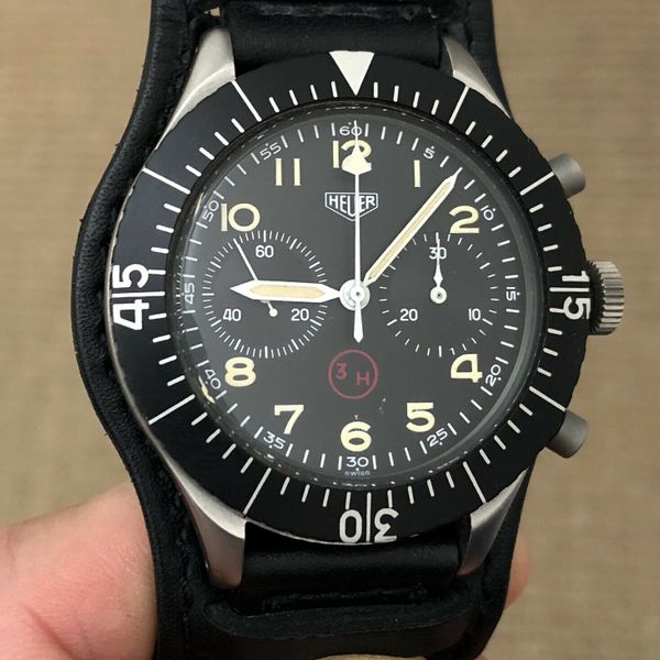 Vintage Heuer Bundeswehr 1550 SG Chronograph 3H, MINT. | WatchCharts