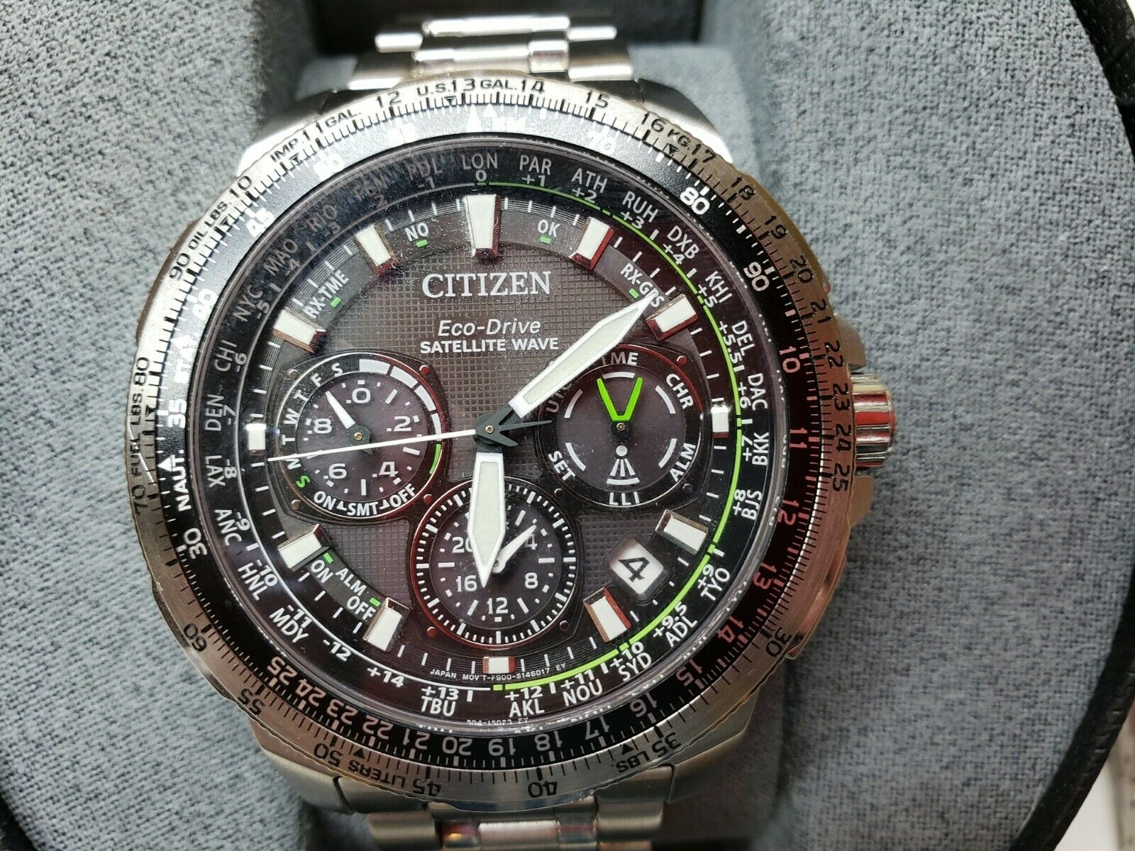 Citizen Eco-Drive CC9030-51E Promaster Navihawk Satelitte GPS PLUS ...