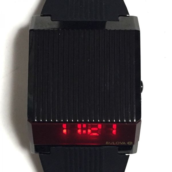 [New] [Used] Bulova Wristwatch LED Digital Watch / Computron ...