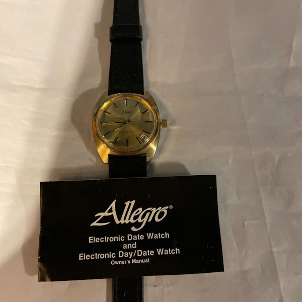 MEN'S ZENITH ALLEGRO SWISS QUARTZ WRIST WATCH WITH DATE WINDOW (NW ...