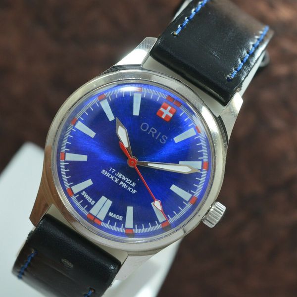 Beautiful Oris Hand Wind ST 96 17 Jewels Wrist Watch | WatchCharts ...