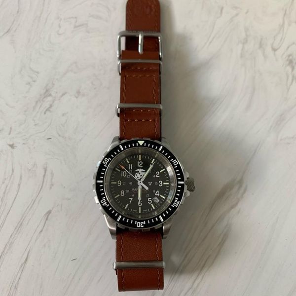 FS: BRAND NEW MARATHON GSAR USMC on Marathon Brown Nato Strap ...
