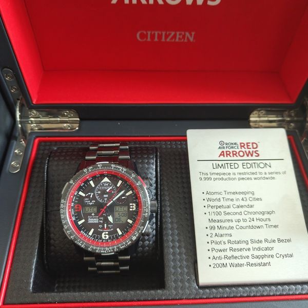Citizen Limited Edition Red Arrows Skyhawk A.T Men's Watch with Eco ...