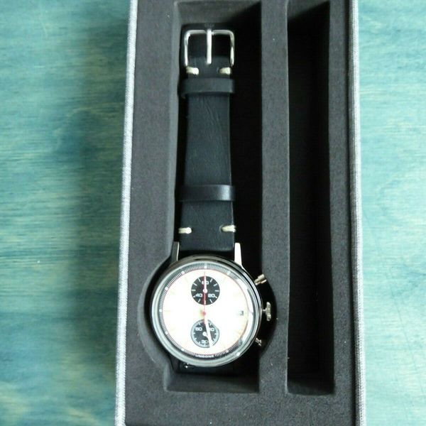 Undone Urban Vintage Newman 40 mm Case Mecha Quartz Chronograph w Black ...