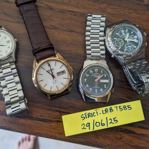 [wts] Vintage ALBA Seiko EPSILON TITANIUM ALARM CHRONOGRAPH JAPAN MEN'S ...