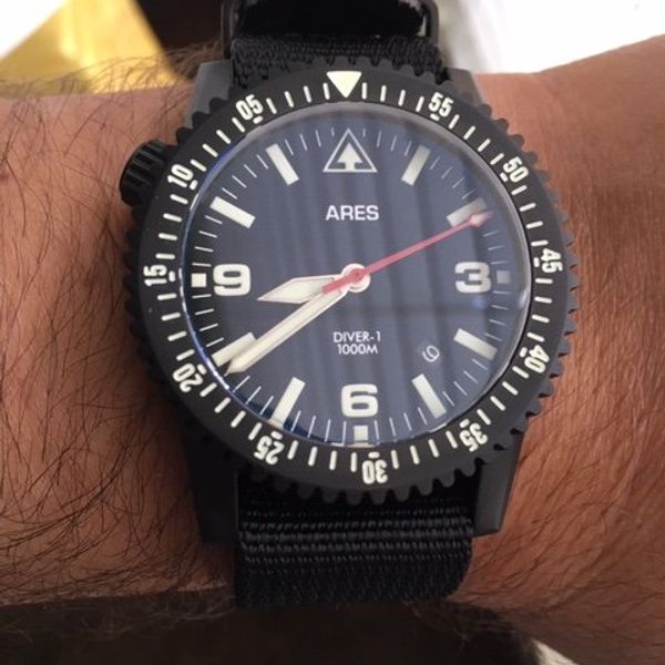 ARES Diver-1 Mission Timer PVD tactical 1000m Diver BNIB | WatchCharts