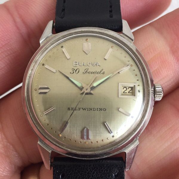 Vintage Bulova M4 Selfwinding 30 Jewels watch, orologio, montre, uhren ...